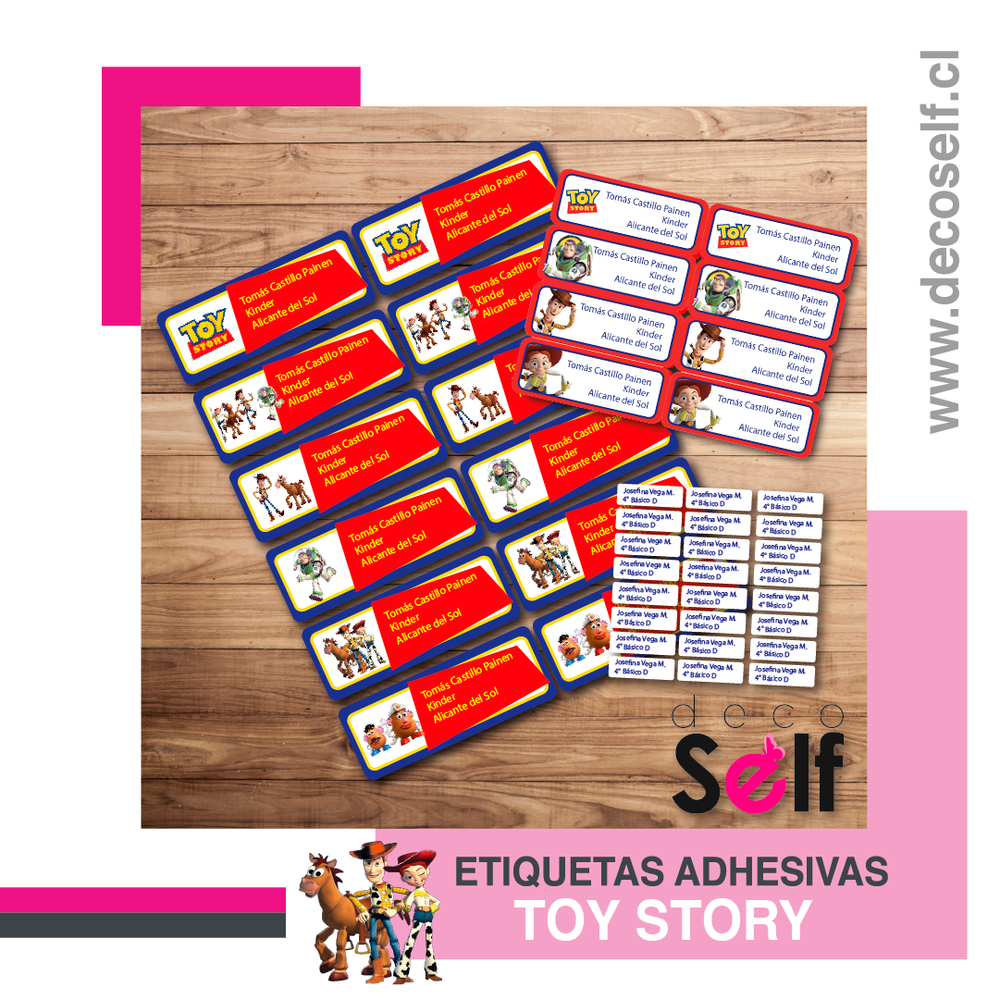 Etiquetas Adhesivas Toy Story – Decoself
